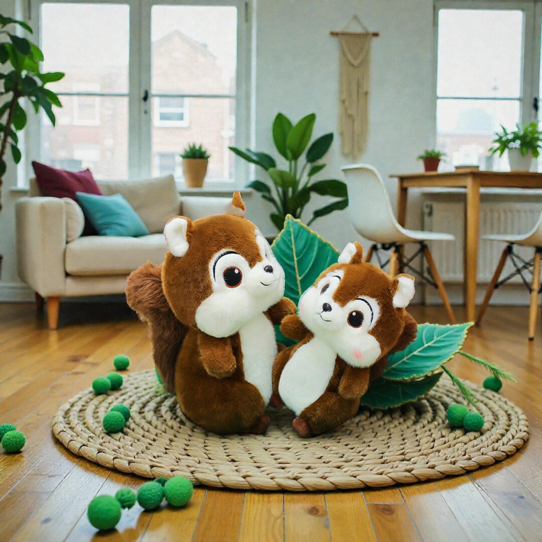 Cute Chipmunk Plush Toy, Soft Stuffed Animal Gift for Kids Adults ...