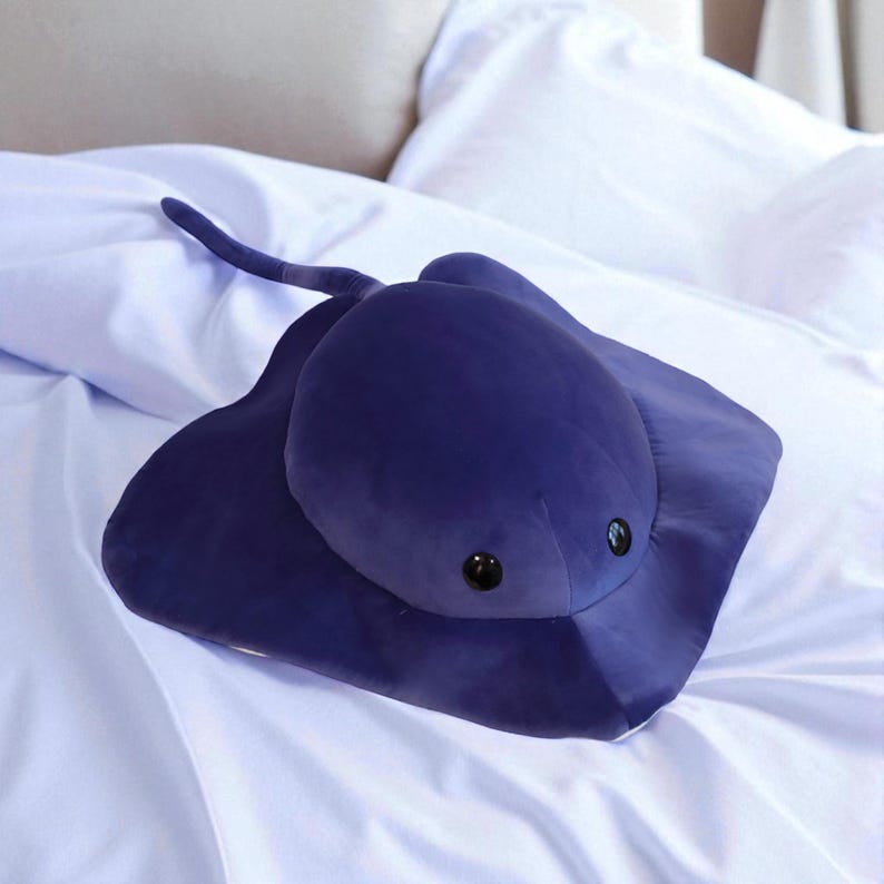 Stingray Plush Toy Giant Stuffed Sea Animal Pillow | Kawaii Ocean ...