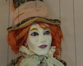 Marionette Mime Marioneta Puppet Ooak Artdoll Títere - Etsy