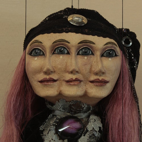 Marionette Mime Marioneta Puppet Ooak Artdoll Títere - Etsy