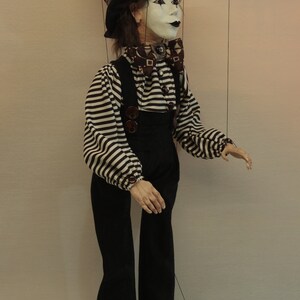 Marionette Mime Marioneta Puppet Ooak Artdoll Títere - Etsy