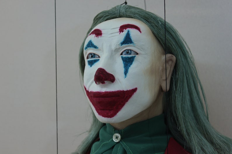 Marionette Joker puppet ooak artdoll marioneta títere | Etsy