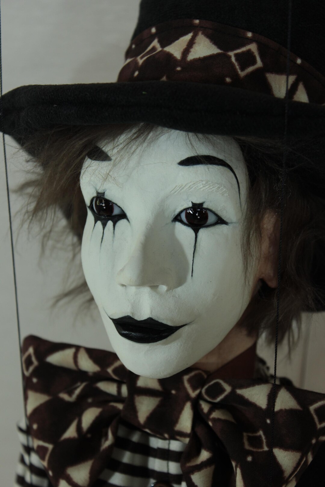 Marionette Mime Marioneta Puppet Ooak Artdoll Títere - Etsy