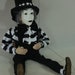 Marionette Mime Marioneta Puppet Ooak Artdoll Títere - Etsy
