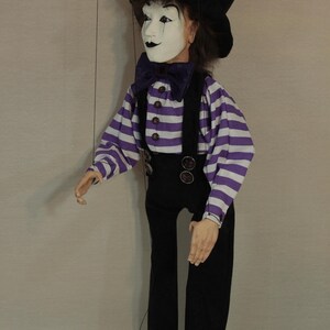 Marionette Mime Marioneta Puppet Ooak Artdoll Títere - Etsy