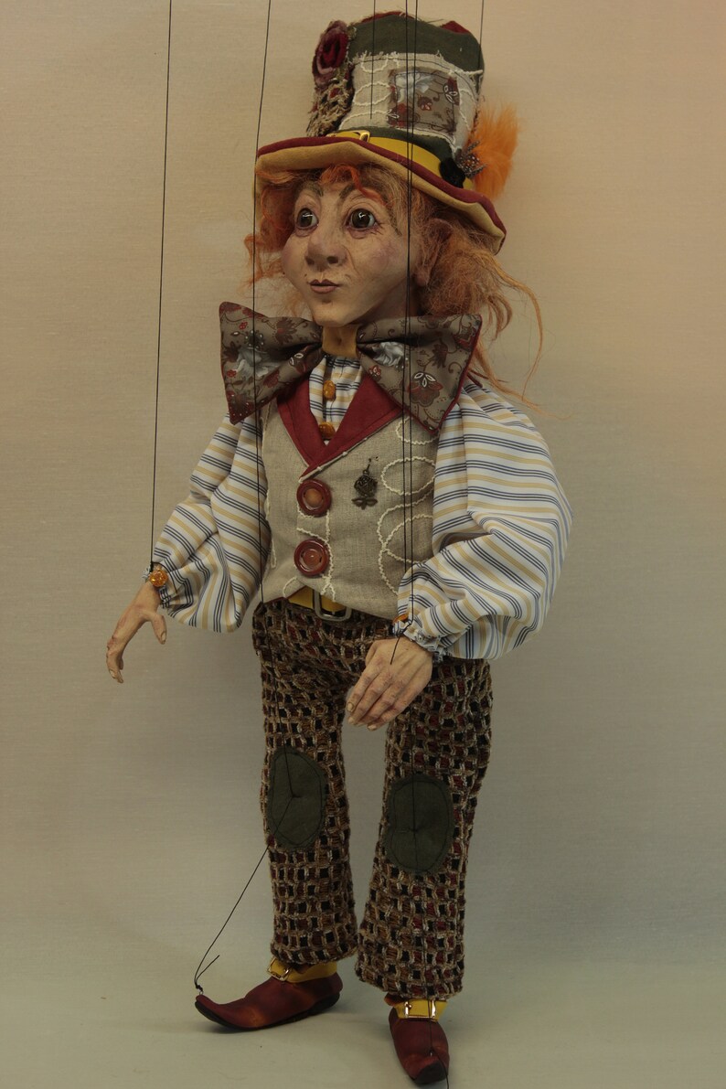 Marionette Dwarf Marioneta Puppet Ooak Artdoll Títere - Etsy