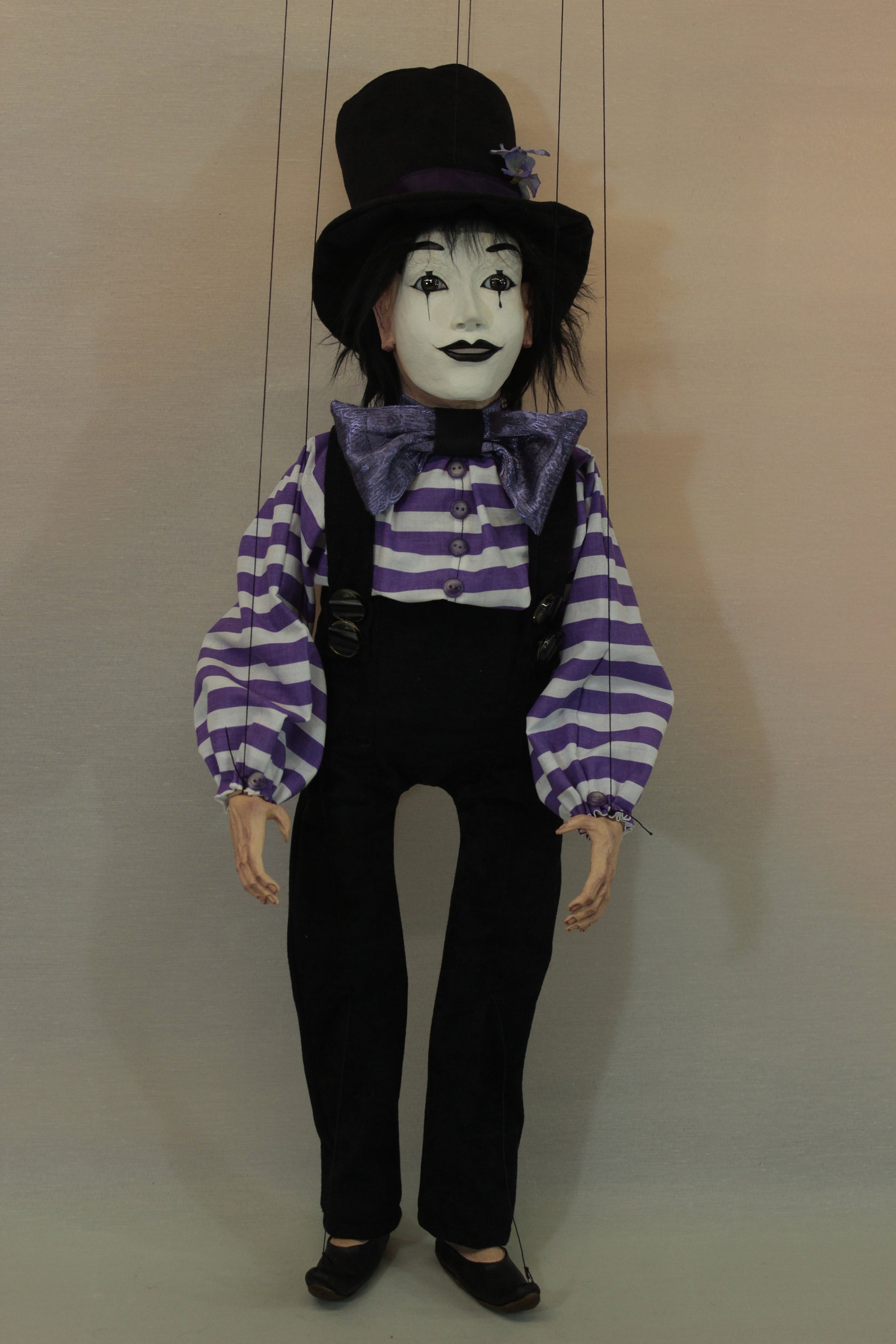 Marionette Mime Marioneta Puppet Ooak Artdoll Títere - Etsy