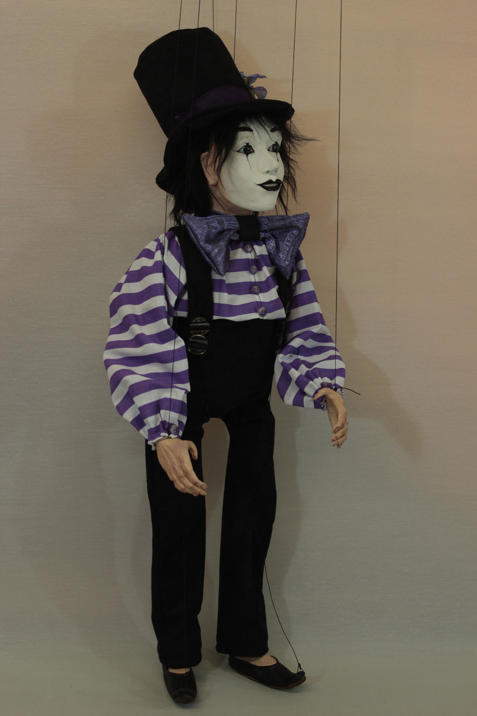 Marionette Mime Marioneta Puppet Ooak Artdoll Títere - Etsy