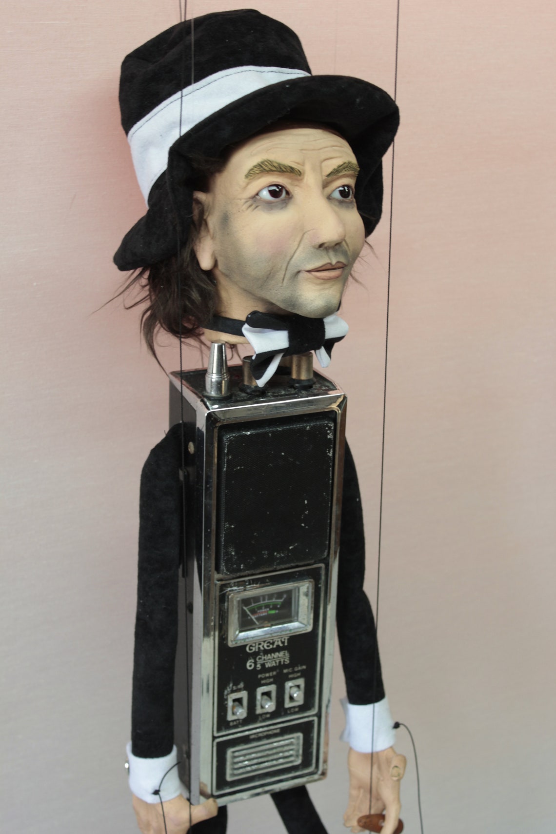 Marionette Talkie animated Objects Puppet Ooak - Etsy