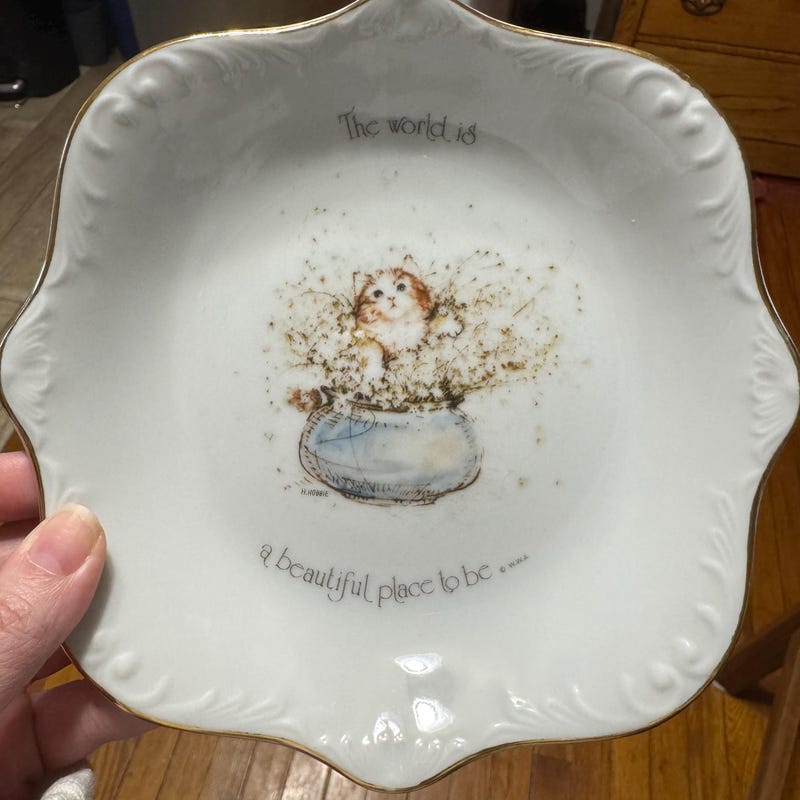 Vintage Plates Holly Hobbie - Etsy