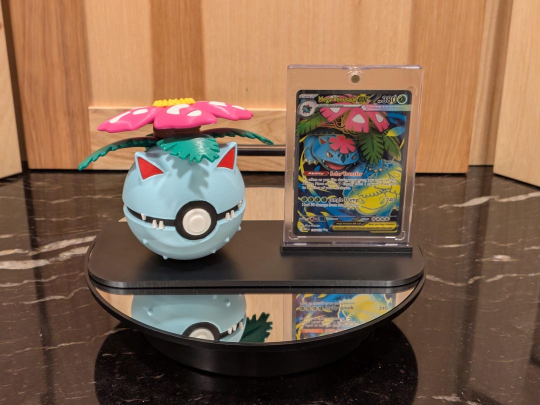 Ultimate Mega Venusaur Ex Gift Set: Card, Case & Custom 3D Printed ...