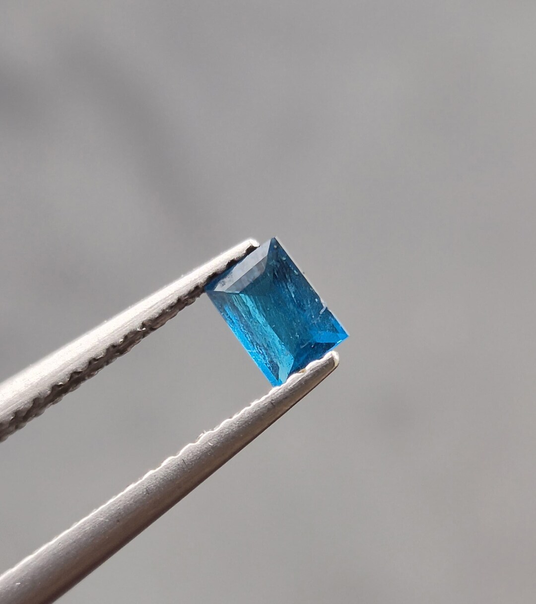 0.27/ct Natural Blue Hayunite(hauyne) in Baguette-faceted Cut. - Etsy