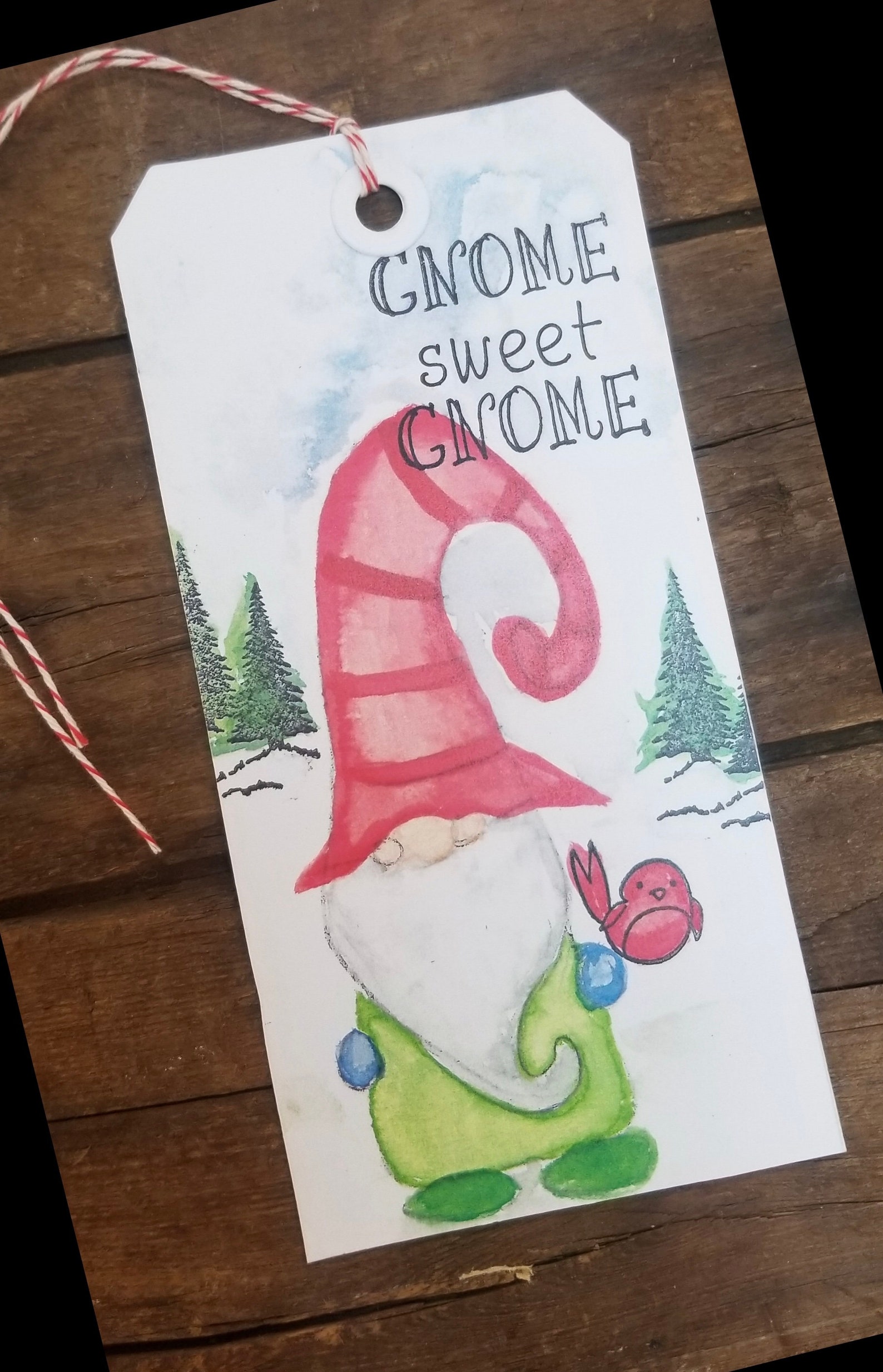 Gnome Gift Tags Set of 5 Gnomes Christmas Gift Gift Tags - Etsy
