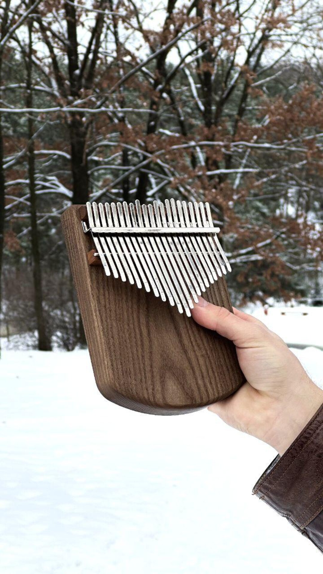 Engraved 21-key Kalimba | Handmade Wooden Thumb Piano - Etsy