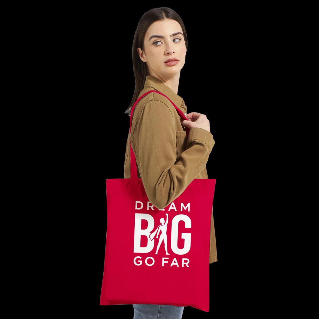 Dream BIG. Go Far. Motivational Tote Bag - Etsy