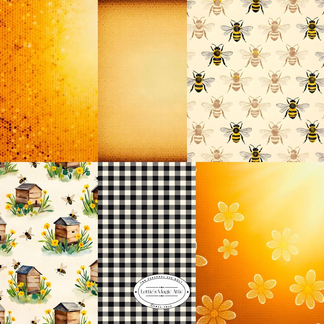 Bee Kind Journal Kit | Sunny Printable Pages | Honeybee Ephemera ...