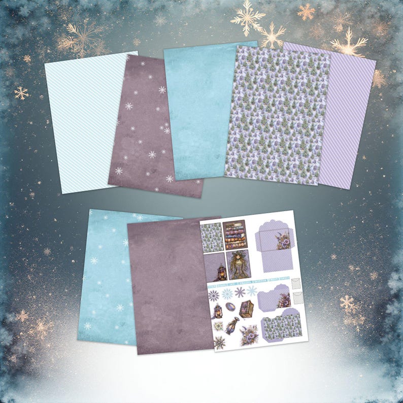 Spellbound Winter Slimline Folio Kit | Winter Witch Junk Journal ...