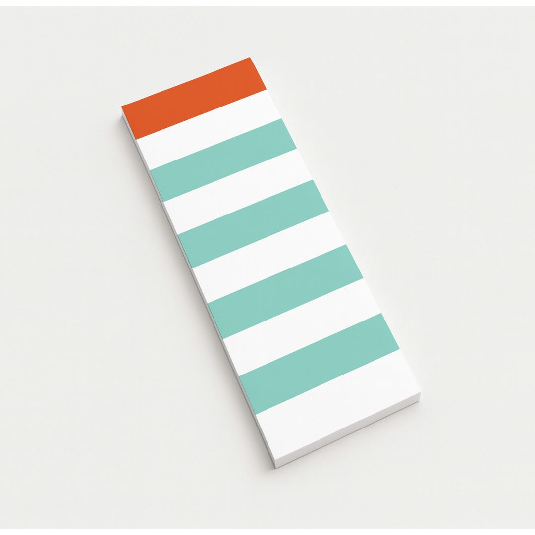 Minimal Striped To-do Notepad | Modern Desk List | Simple Daily Task ...