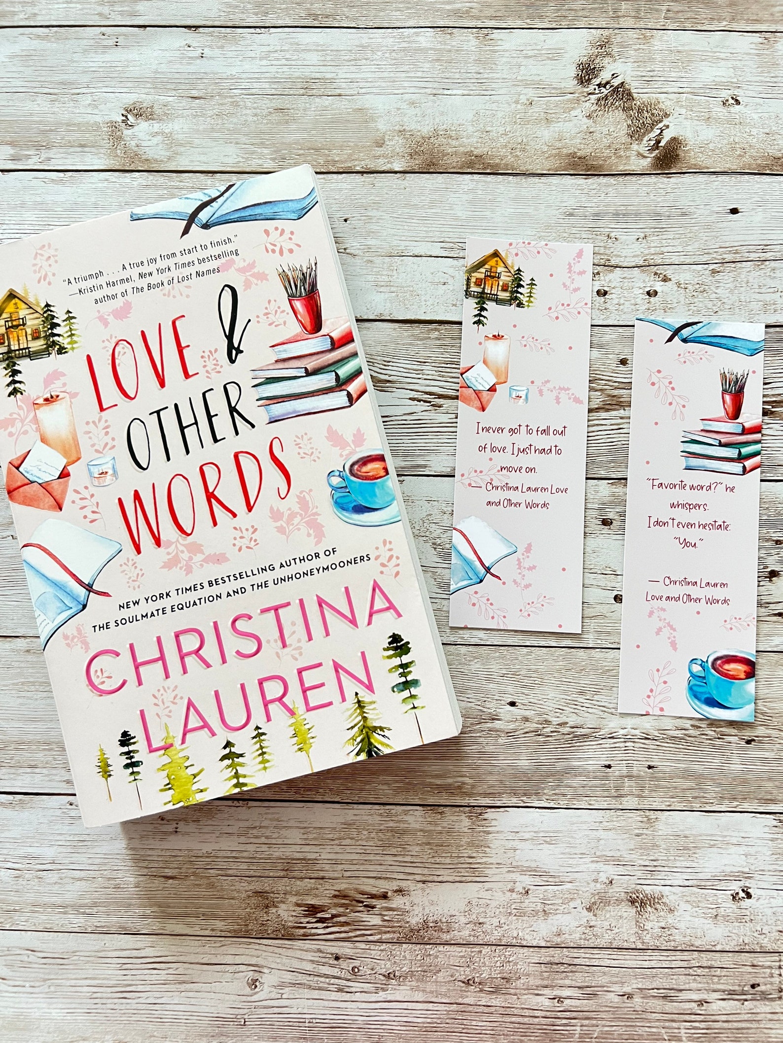 Ready-to-ship Love & Other Words Themed Bookmarks Print - Etsy