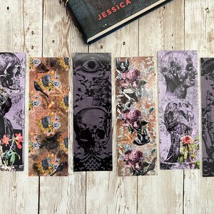 Ready-to-ship! Set of 6 Horror, Thriller Art Print Bookmarks, Bookish ...
