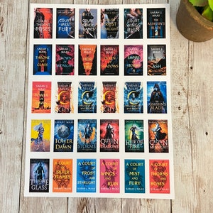 Waterproof Updated Covers ACOTAR, TOG, Crescent City, Book Cover ...