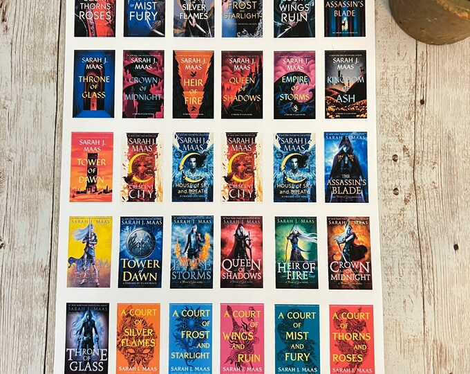 Waterproof Updated Covers ACOTAR, TOG, Crescent City, Book Cover ...