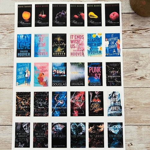 Waterproof Penelope Douglas Book Cover Stickers for Book - Etsy