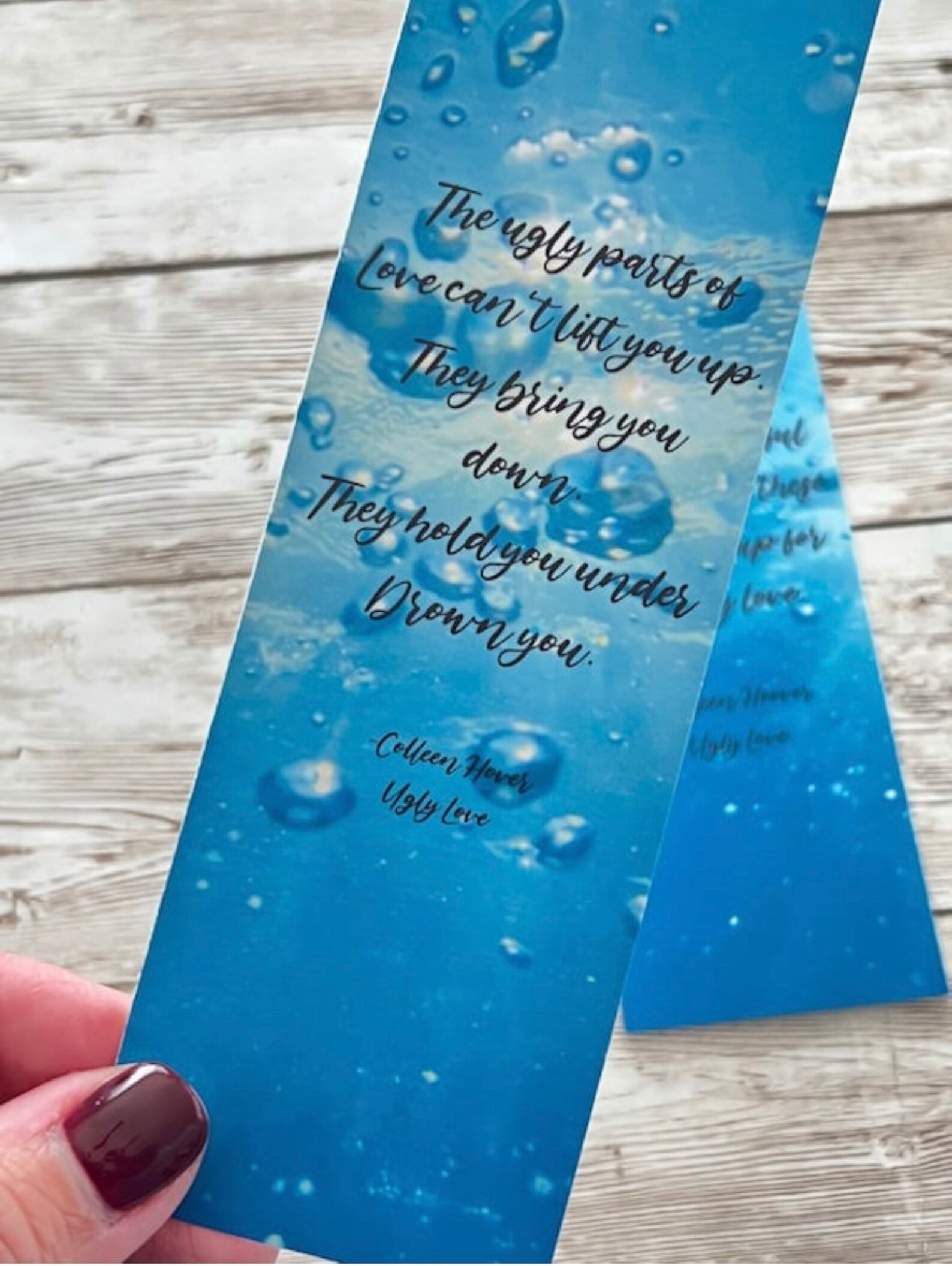 Digital Download Set of 2 Ugly Love Themed Bookmarks Print - Etsy
