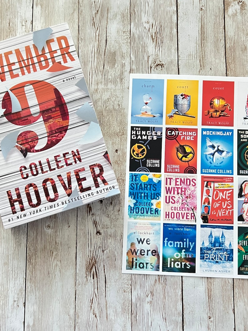 Medium Size 16 Waterproof Custom Book Cover Stickers for Book - Etsy