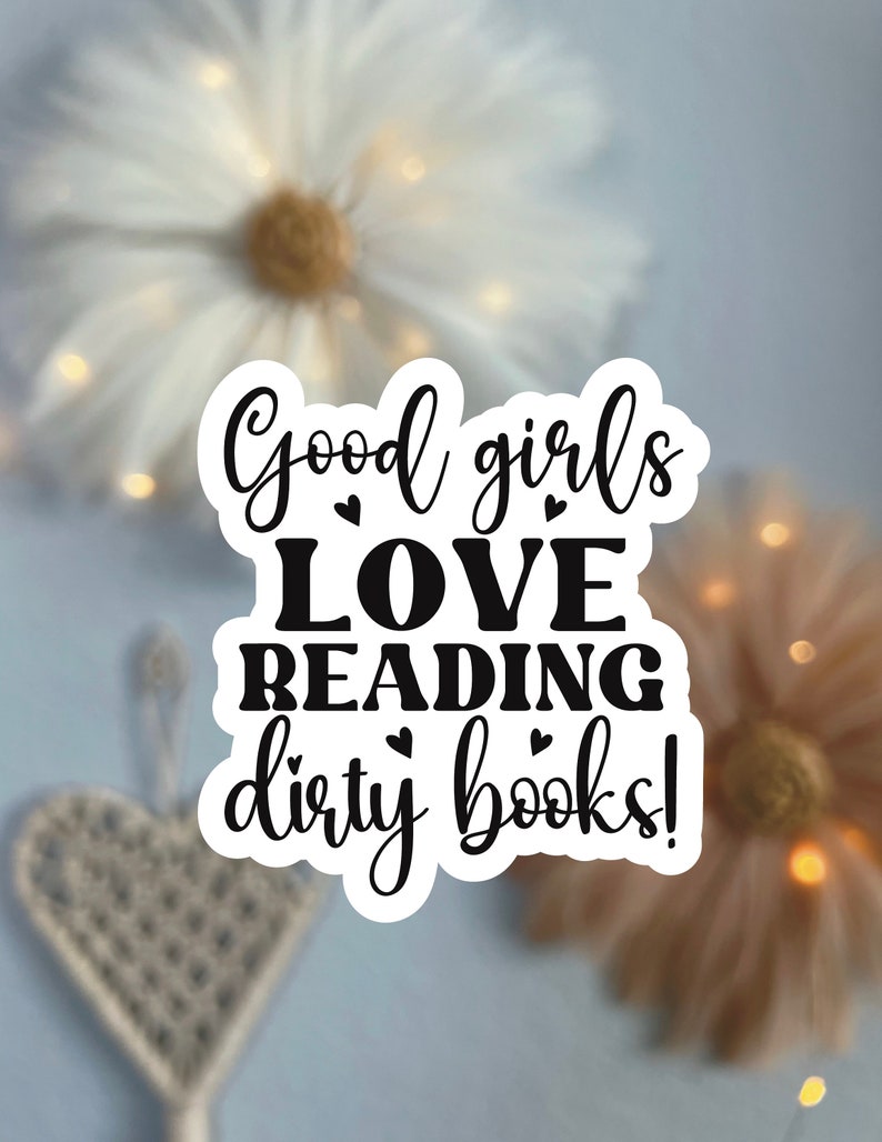 Smutty Vinyl Stickers Readers Book Lovers Book Nerds - Etsy