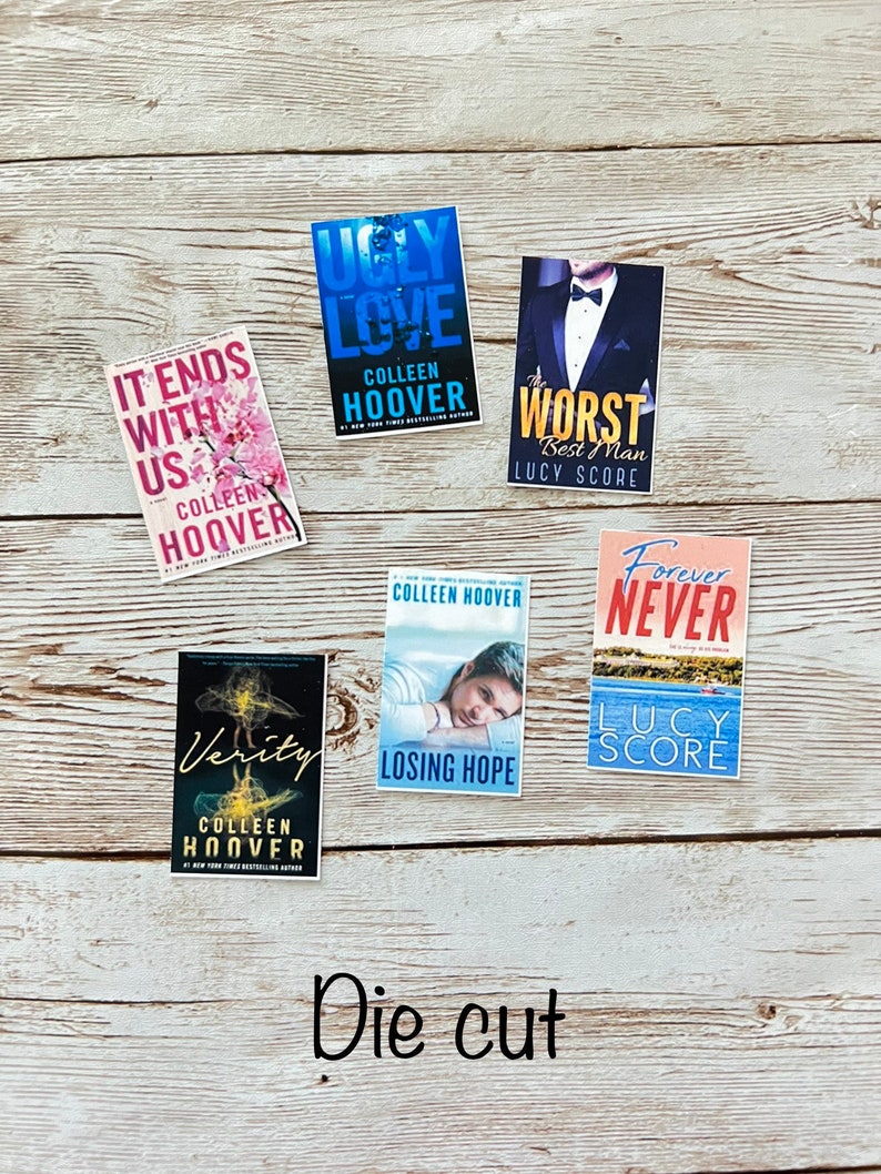 Waterproof 30 Custom Book Cover Stickers for Book Journals - Etsy