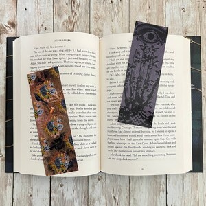 Ready-to-ship! Set of 6 Horror, Thriller Art Print Bookmarks, Bookish ...