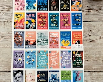 Book Cover Stickers - Etsy
