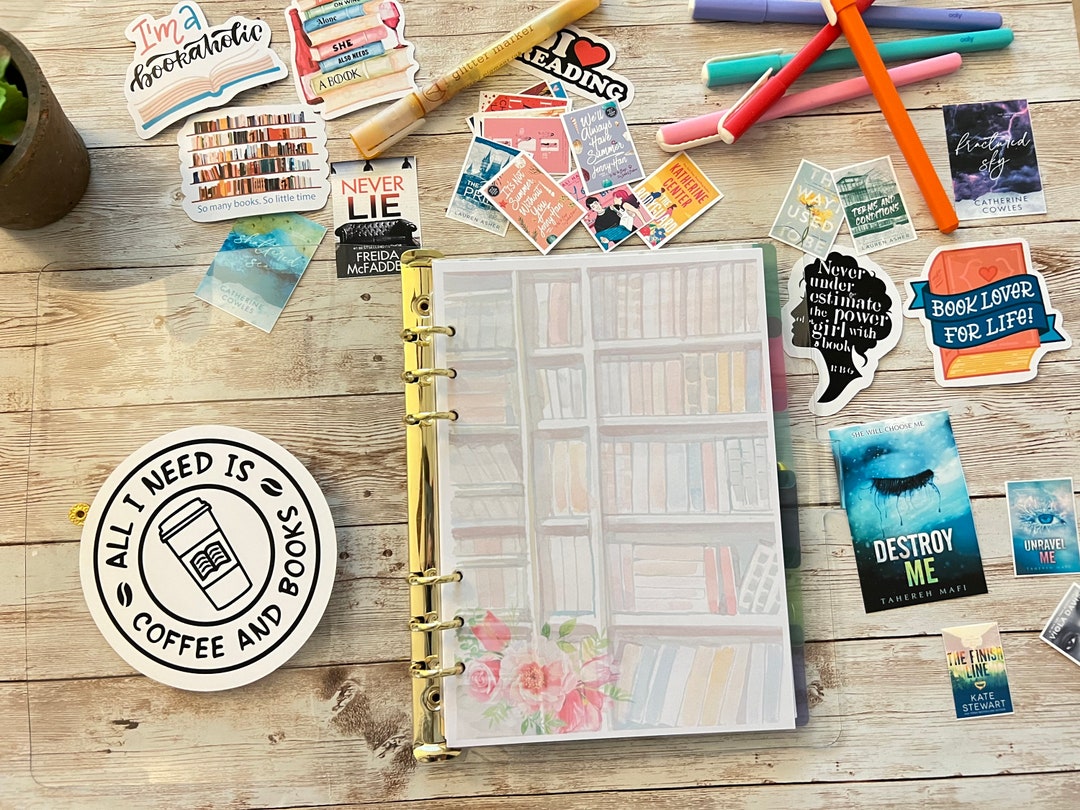 Garden of Books Reading Journal Refills, PDF, A5, Booktok Journal, Book ...