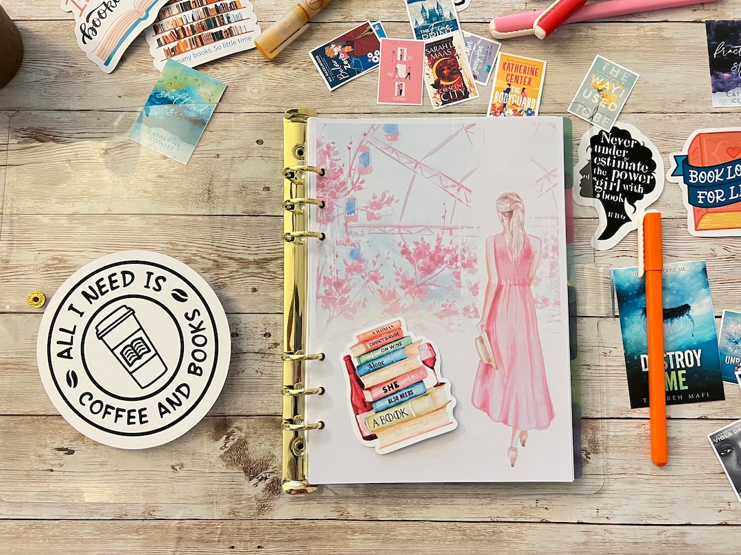 Pretty in Pink, Sakura, Cherry Blossom Reading Journal Refills, PDF, A5 ...
