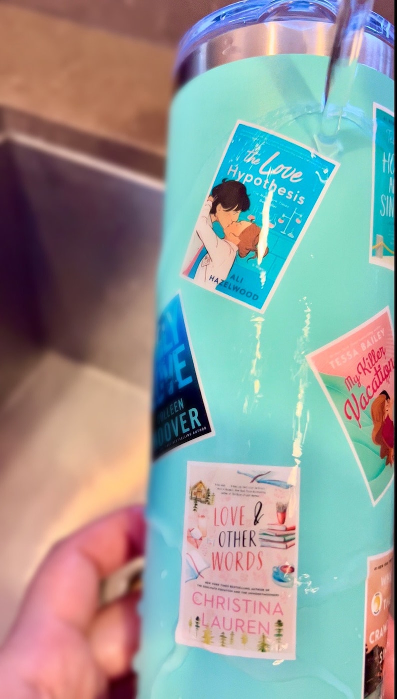 Waterproof Booktok Book Cover Stickers for Book Journals - Etsy