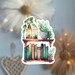 Boho Vintage Bookshelves Vinyl Sticker Sheets, Book Lovers, Butterflies ...