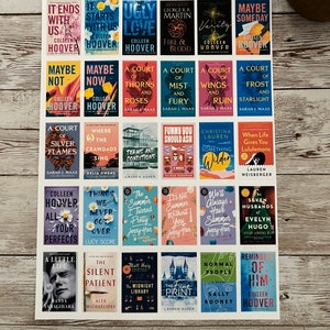 Waterproof Booktok Book Cover Stickers for Book Journals, Reading ...
