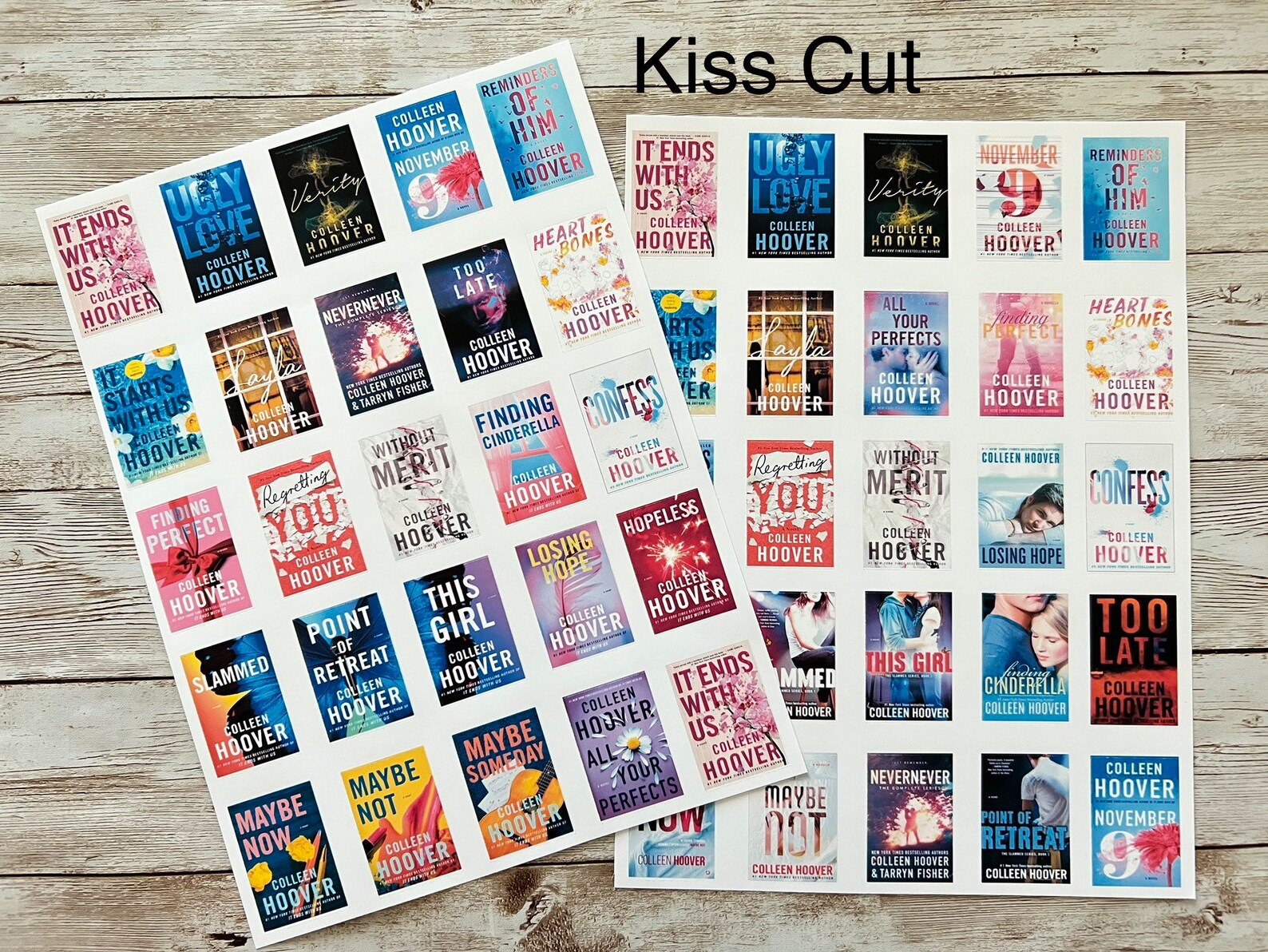 Waterproof Lucy Scores Book Cover Stickers for Book Journals - Etsy