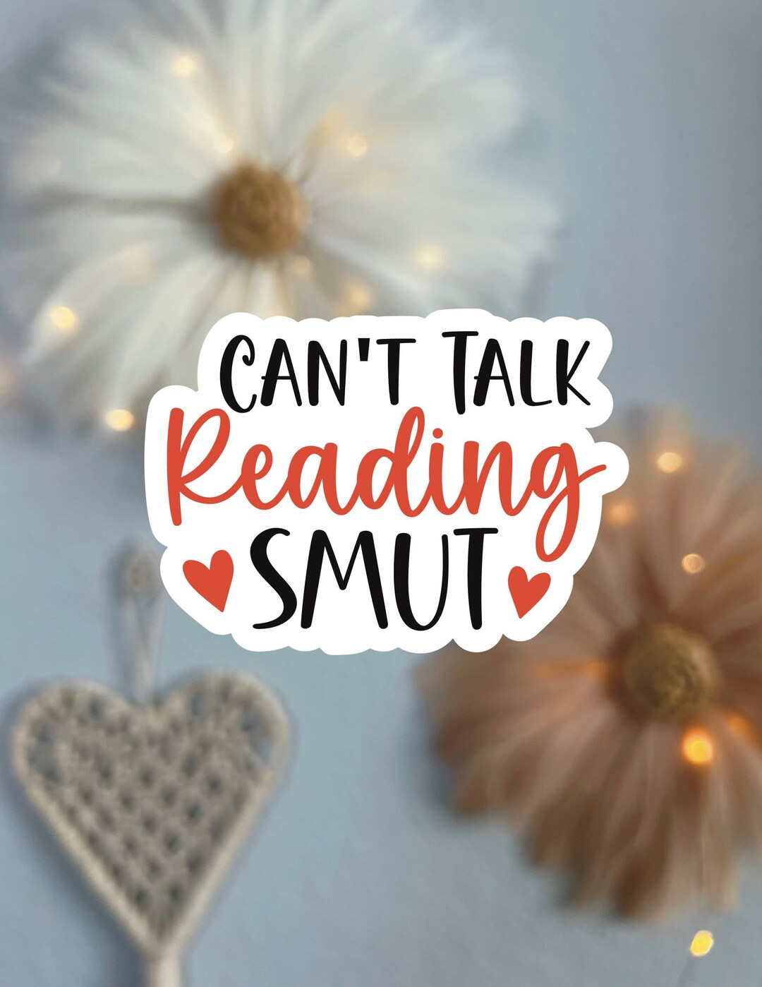 Smutty Vinyl Stickers Readers, Book Lovers, Book Nerds, Bibliophile ...