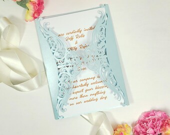 Gate-fold Invitation Template Instant Download SVG DXF - Etsy