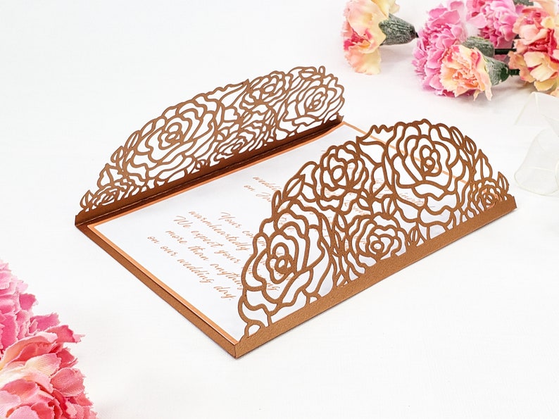 Gate-fold, Invitation Template Instant Download - SVG, DXF, Eps, Pdf ...