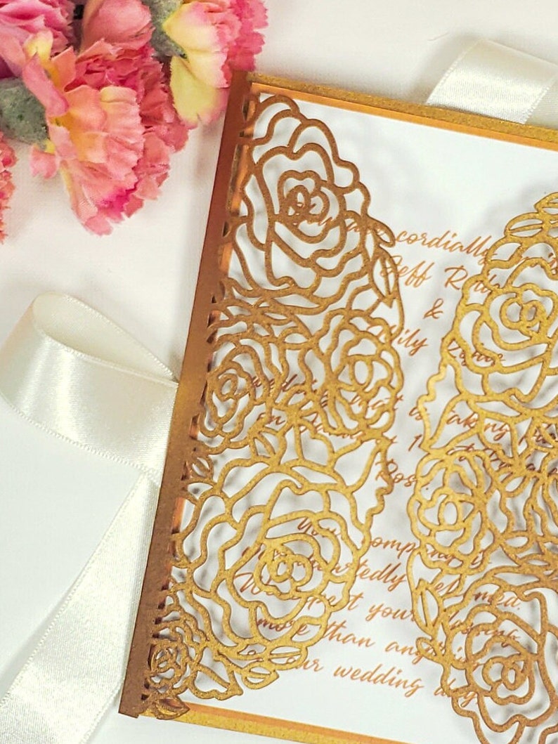 Gate-fold Invitation Template Instant Download SVG DXF - Etsy