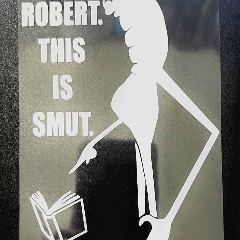Robert I Dont Like This Rock Sticker - Etsy