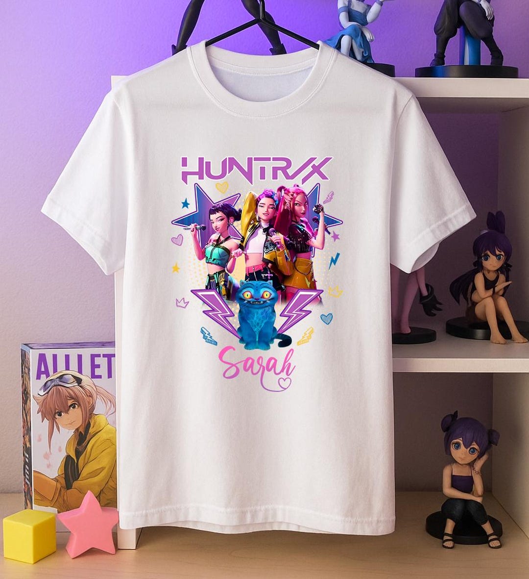 Personalised Huntrix Kpop Demon Hunter T-shirt, Kpop Idol Merch Shirt ...