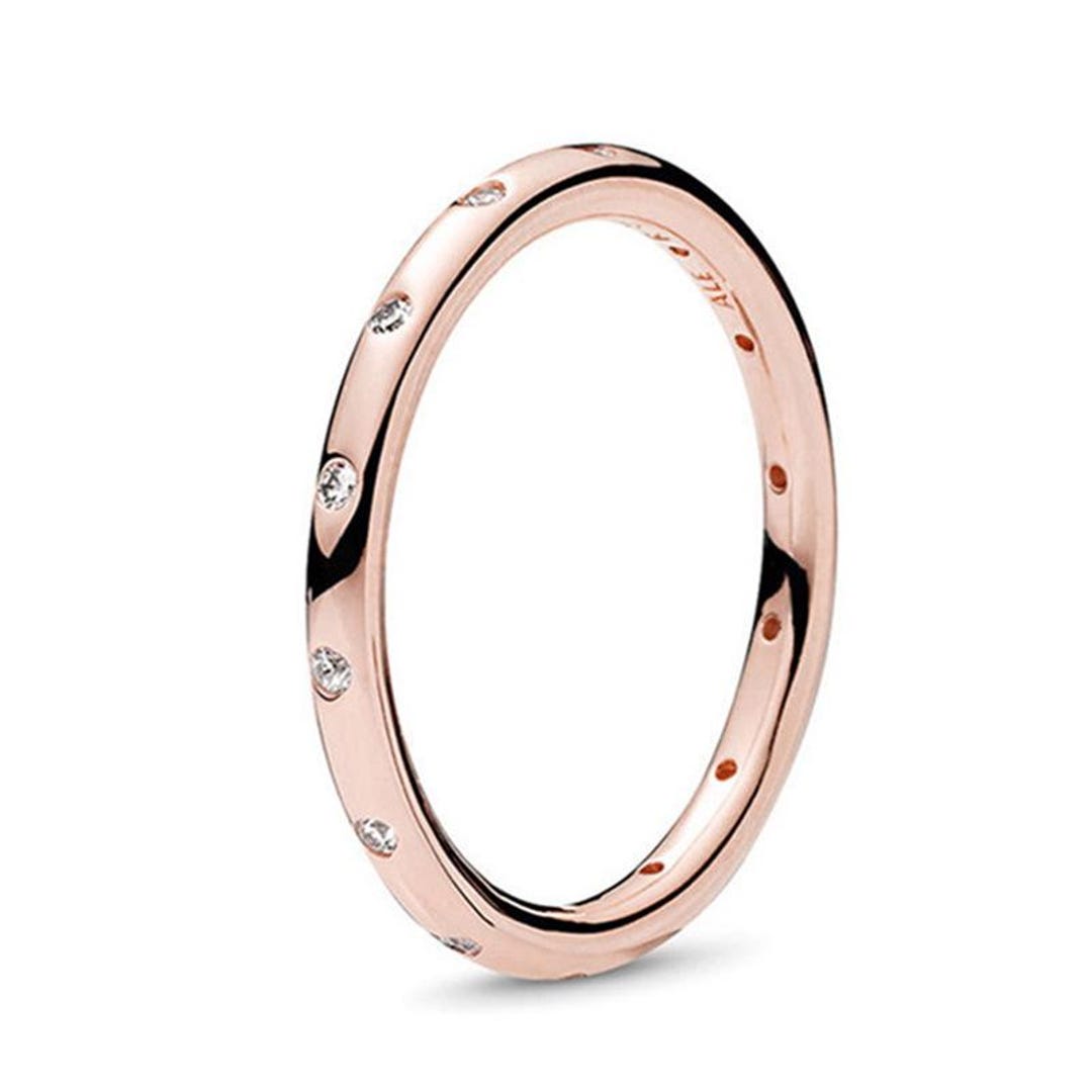 Pandora Simple Sparkling Band Ring - Etsy
