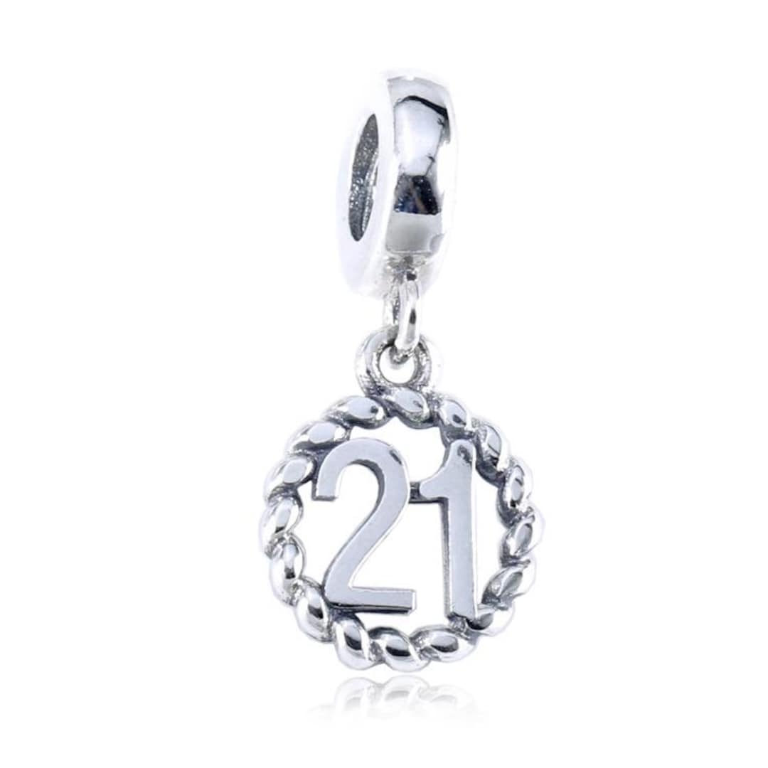New Pandora Happy 21st Birthday Charm S925 Ale - Etsy