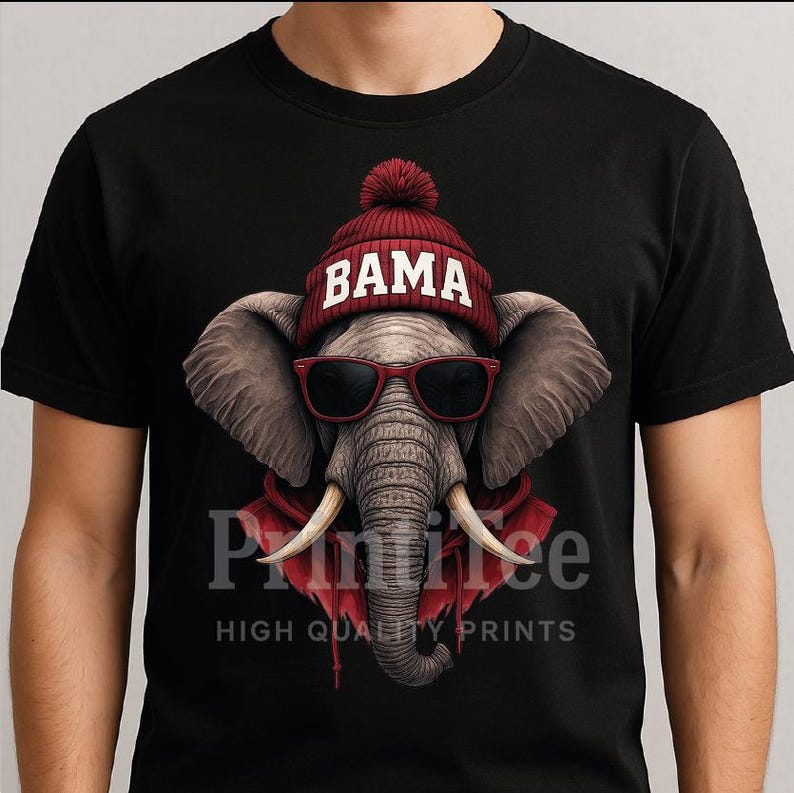 Bama Elephant PNG | Alabama Football Mascot Clipart | Crimson Tide ...