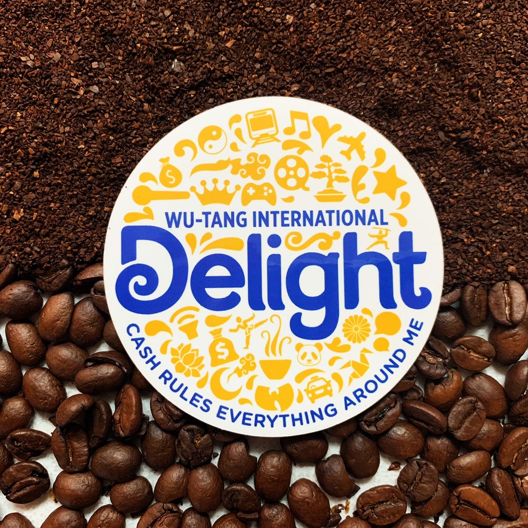 Wu-tang & Coffee Cafe Drinks Coffee Sticker Latte - Etsy