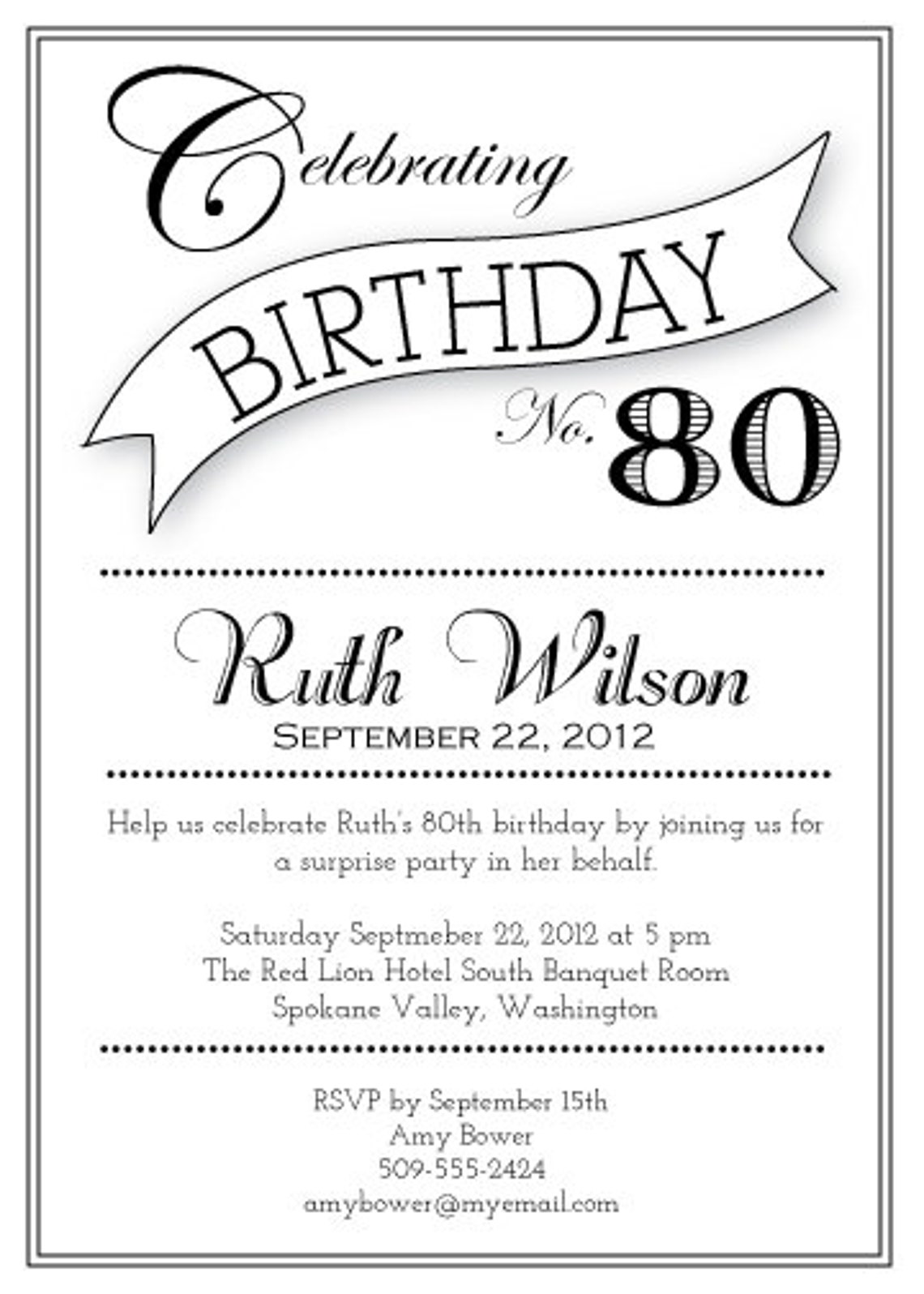 Custom PRINTABLE Birthday Announcement Invitation PDF or | Etsy